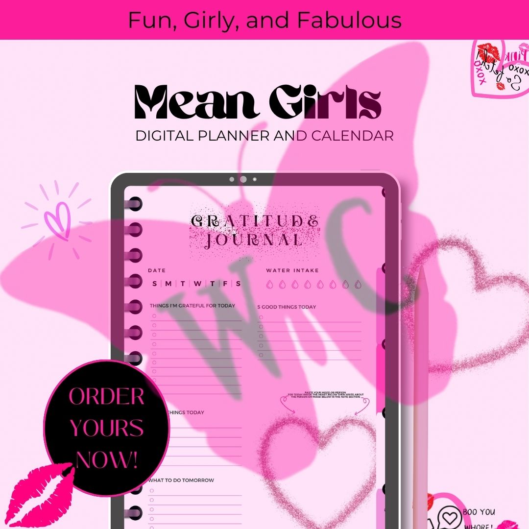Mean Girls Digital Calendar & Notebook 💕 – wanda-cosmetics